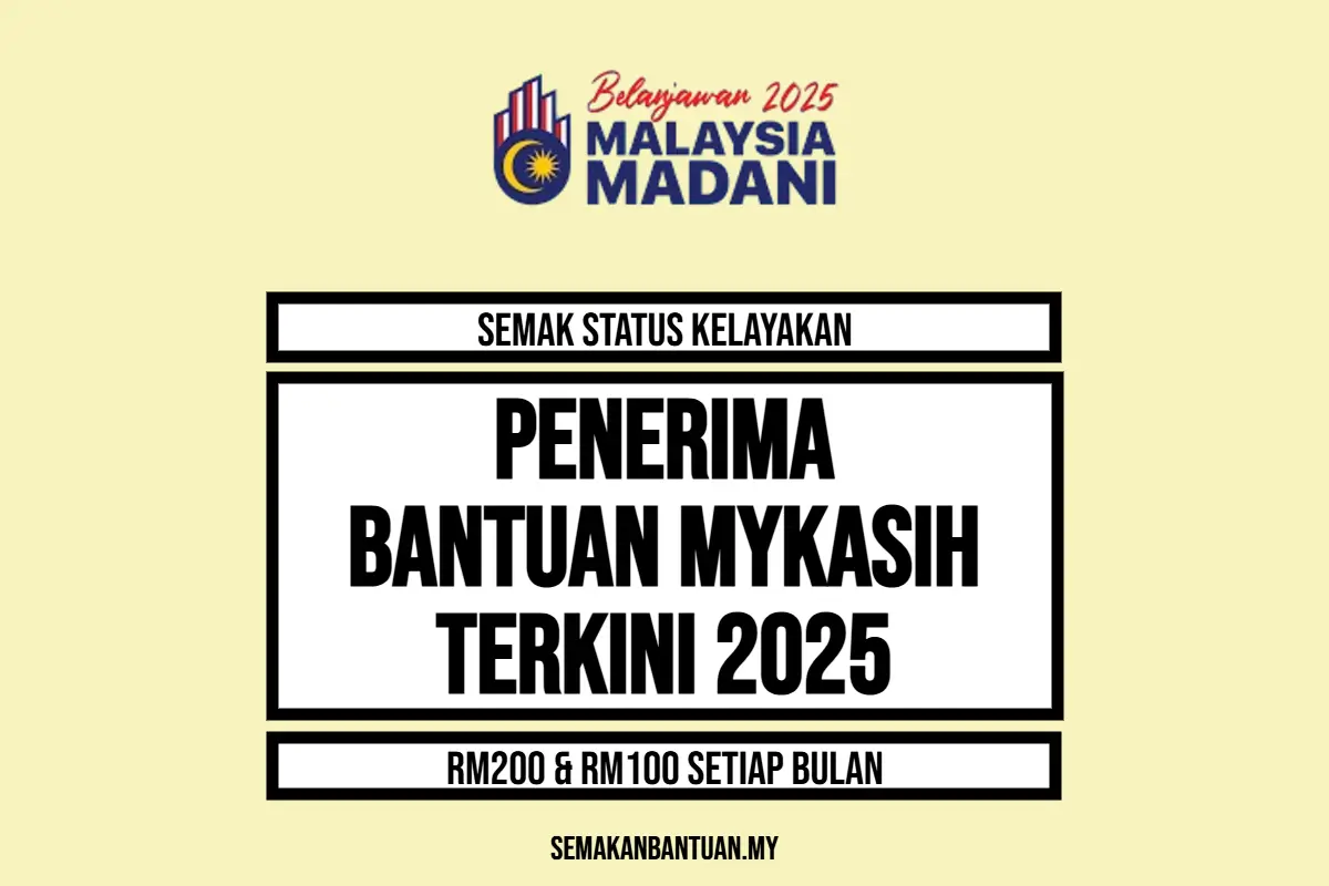 Semak Bantuan Mykasih 2025 Check Status Kelayakan Penerima Sekarang